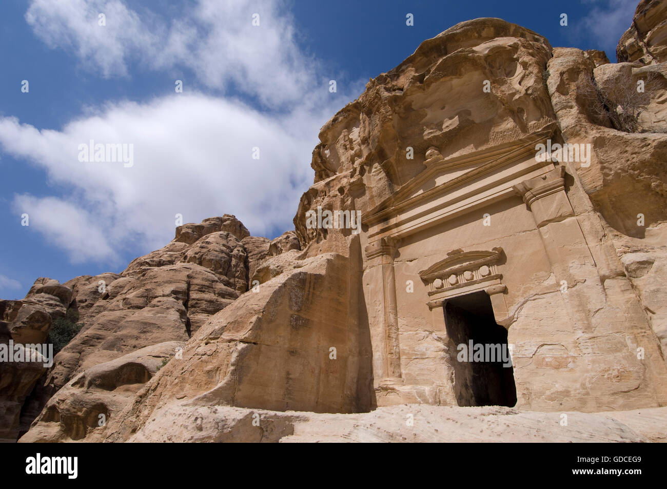 Beida, also known as "Little Petra", Jordan, Middle East Stock Photo ...