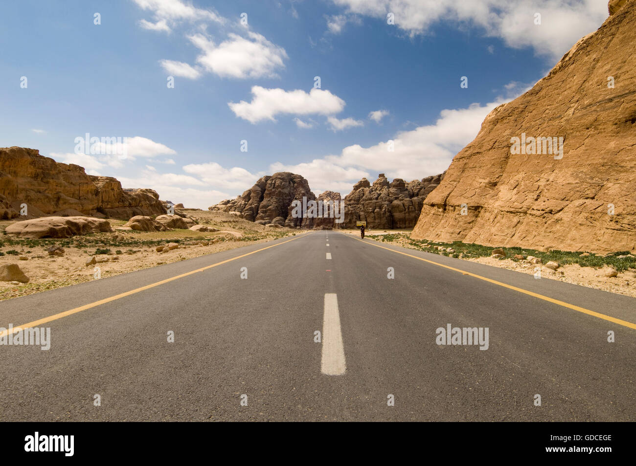 Road, Beida, Jordan, Middle East Stock Photo - Alamy