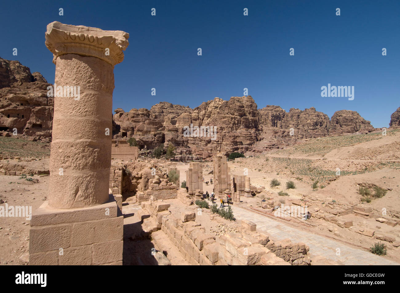 The Arched Gate, Petra, Jordan, Middle East Stock Photo - Alamy
