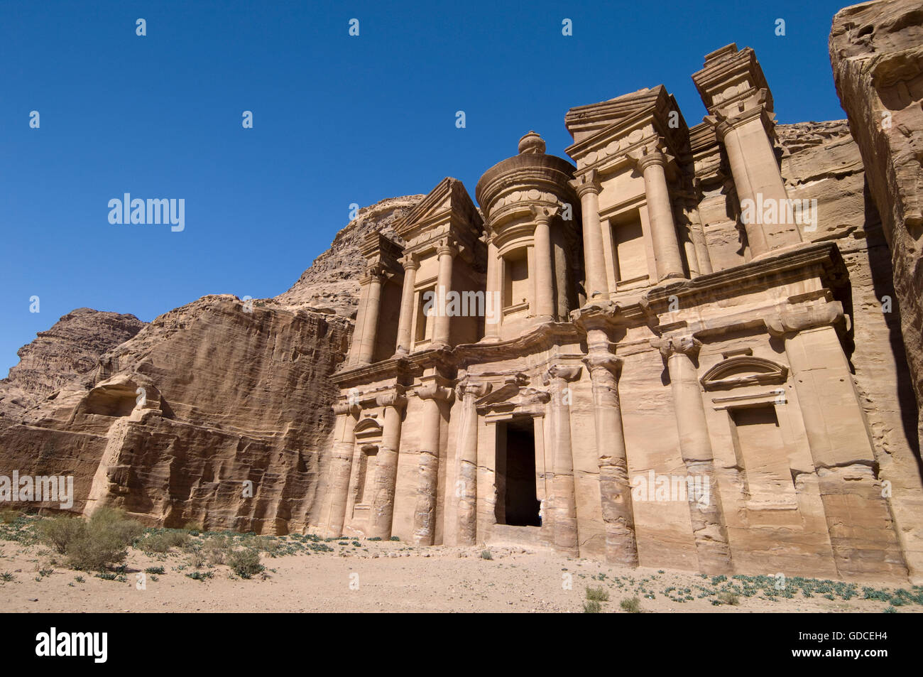 The Monastery, Al Deir, Petra, Jordan, Middle East Stock Photo - Alamy