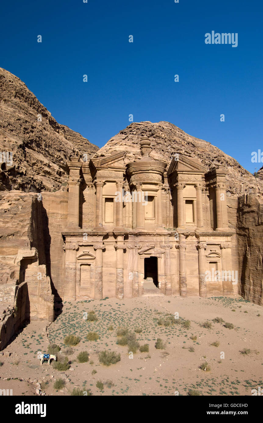 The Monastery, Al Deir, Petra, Jordan, Middle East Stock Photo - Alamy