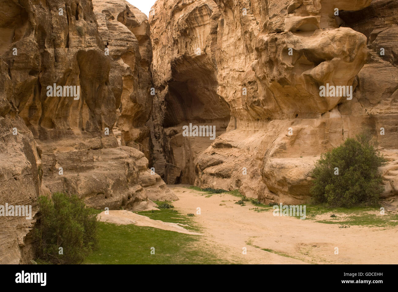 Beida, also known as "Little Petra", Jordan, Middle East Stock Photo ...