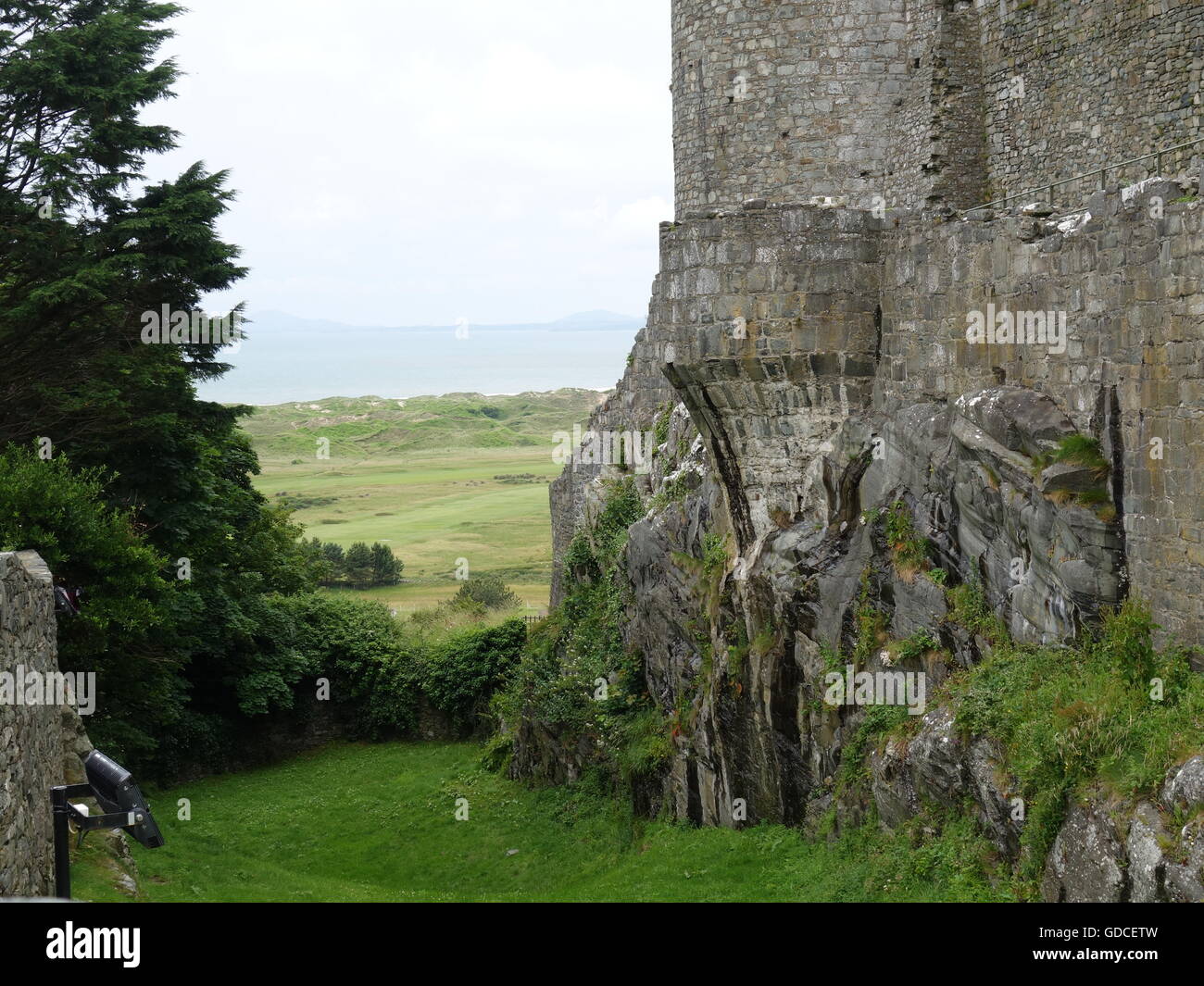 Harlech Castle in North Wales Stock Photo - Alamy