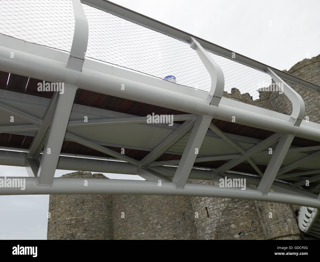 Metal Bridge section Stock Photo - Alamy