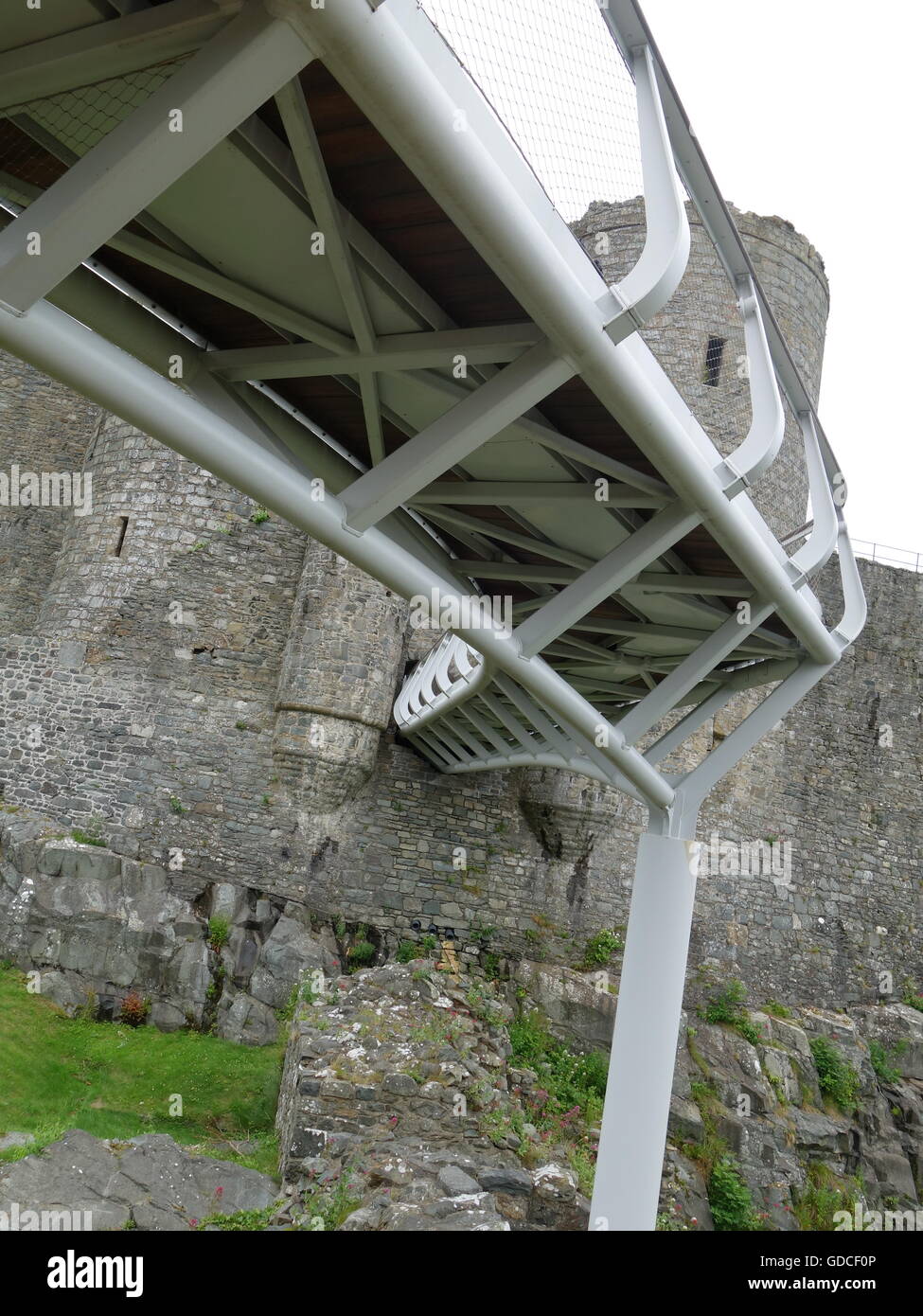 Metal Bridge section Stock Photo - Alamy