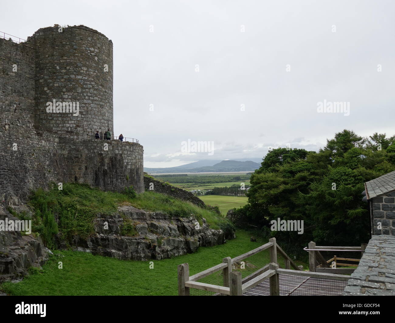 Harlech Castle in North Wales Stock Photo - Alamy