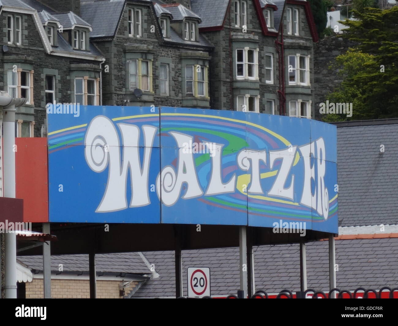 A 'Waltzer' sign Stock Photo - Alamy