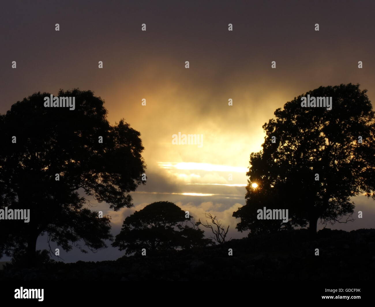 An atmospheric sunset Stock Photo - Alamy