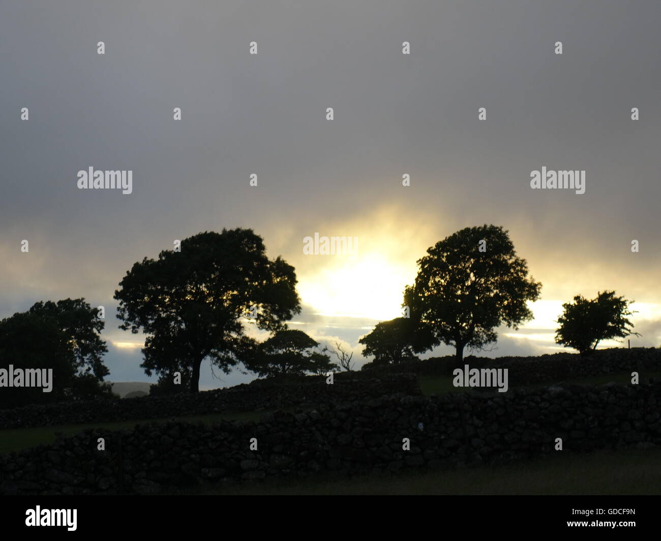 An atmospheric sunset Stock Photo - Alamy