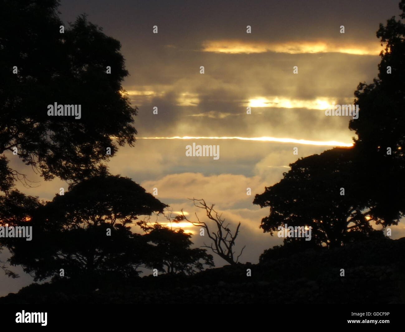 An atmospheric sunset Stock Photo - Alamy