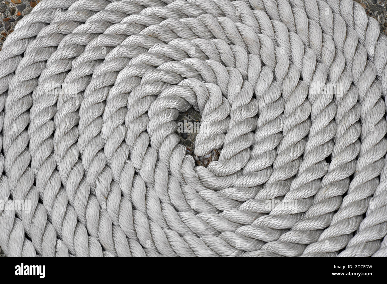 Twisting rope pattern in circles Stock Photo - Alamy
