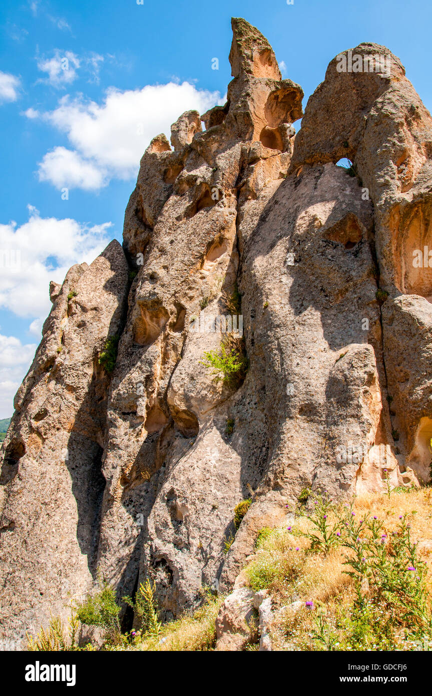 Midas Midas Monument of Ancient City in Yazilikaya, Eskisehir Stock ...