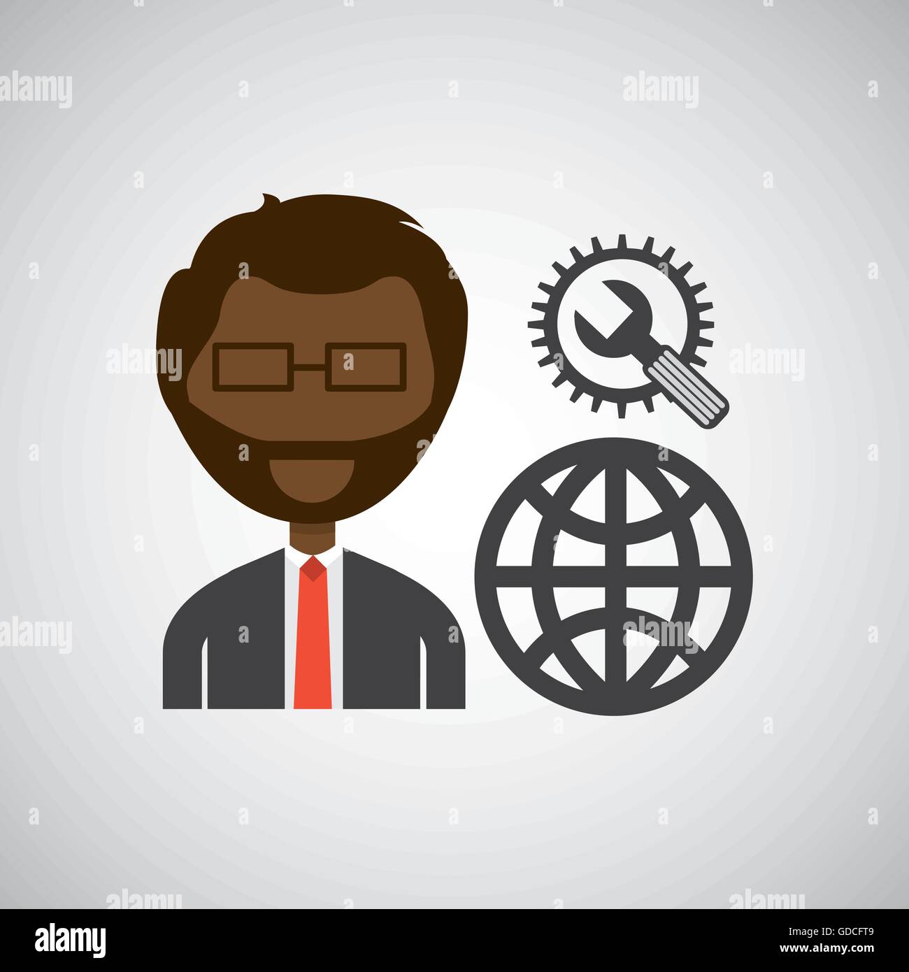 man working icon Stock Vector Image & Art - Alamy