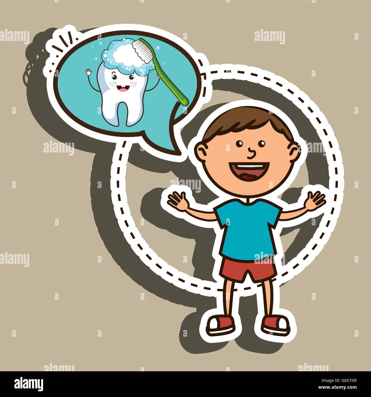 child with tooth isolated icon design Stock Vector Image & Art - Alamy