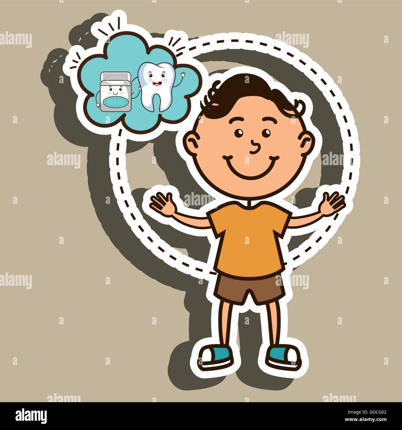 child with tooth isolated icon design Stock Vector Image & Art - Alamy