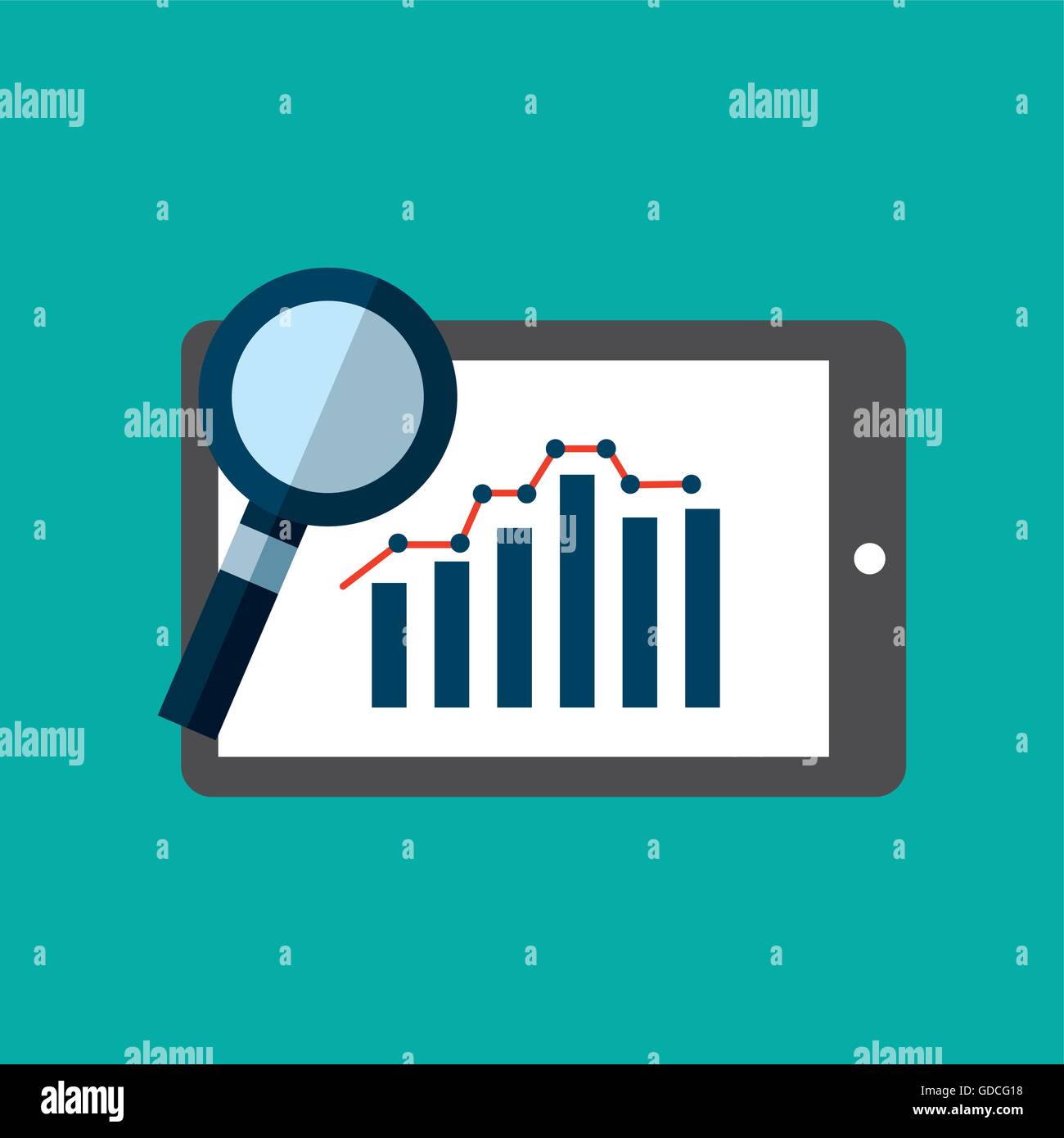 data analysis icon Stock Vector Image & Art - Alamy