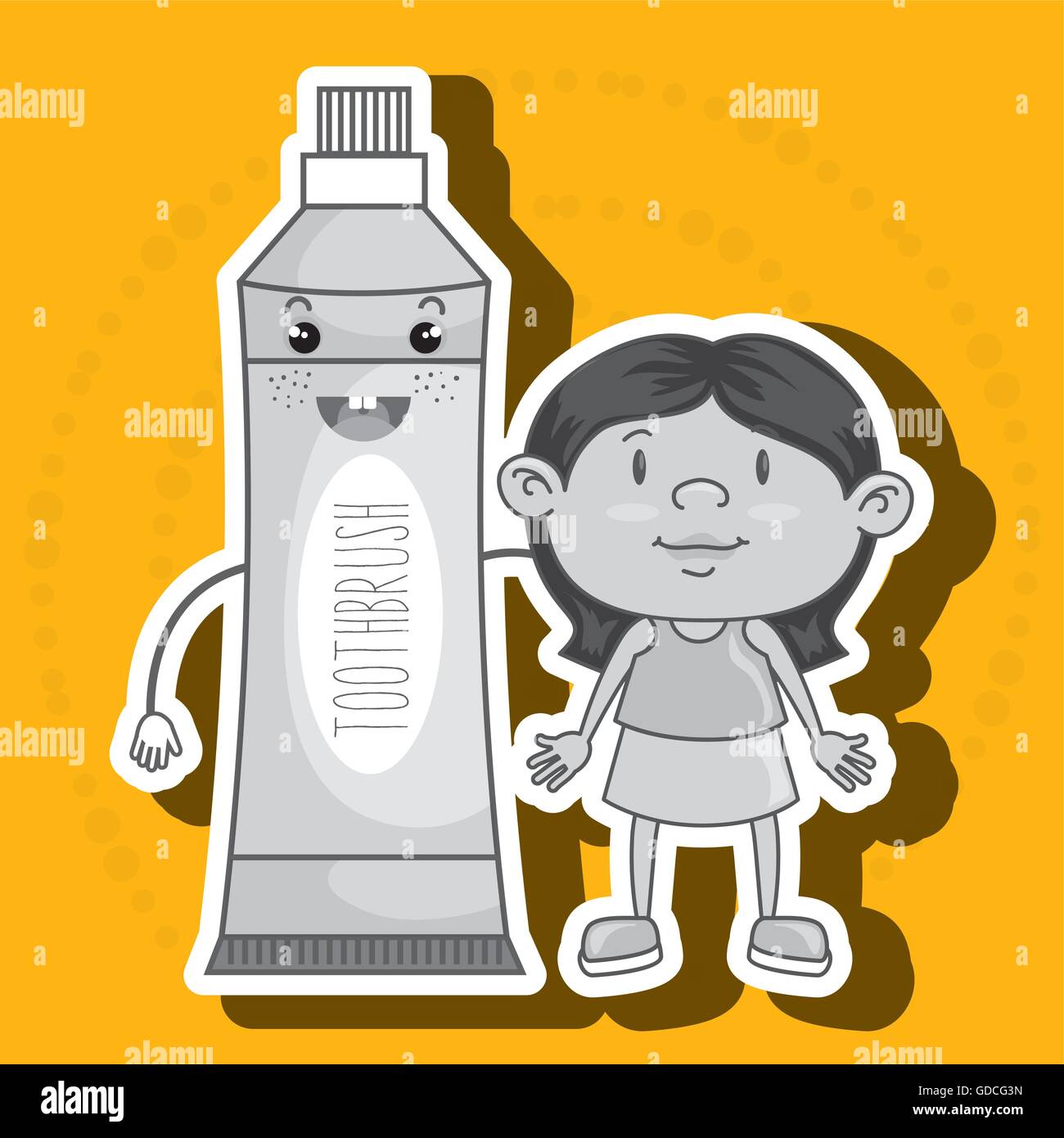 Woman mouthwash Stock Vector Images - Alamy