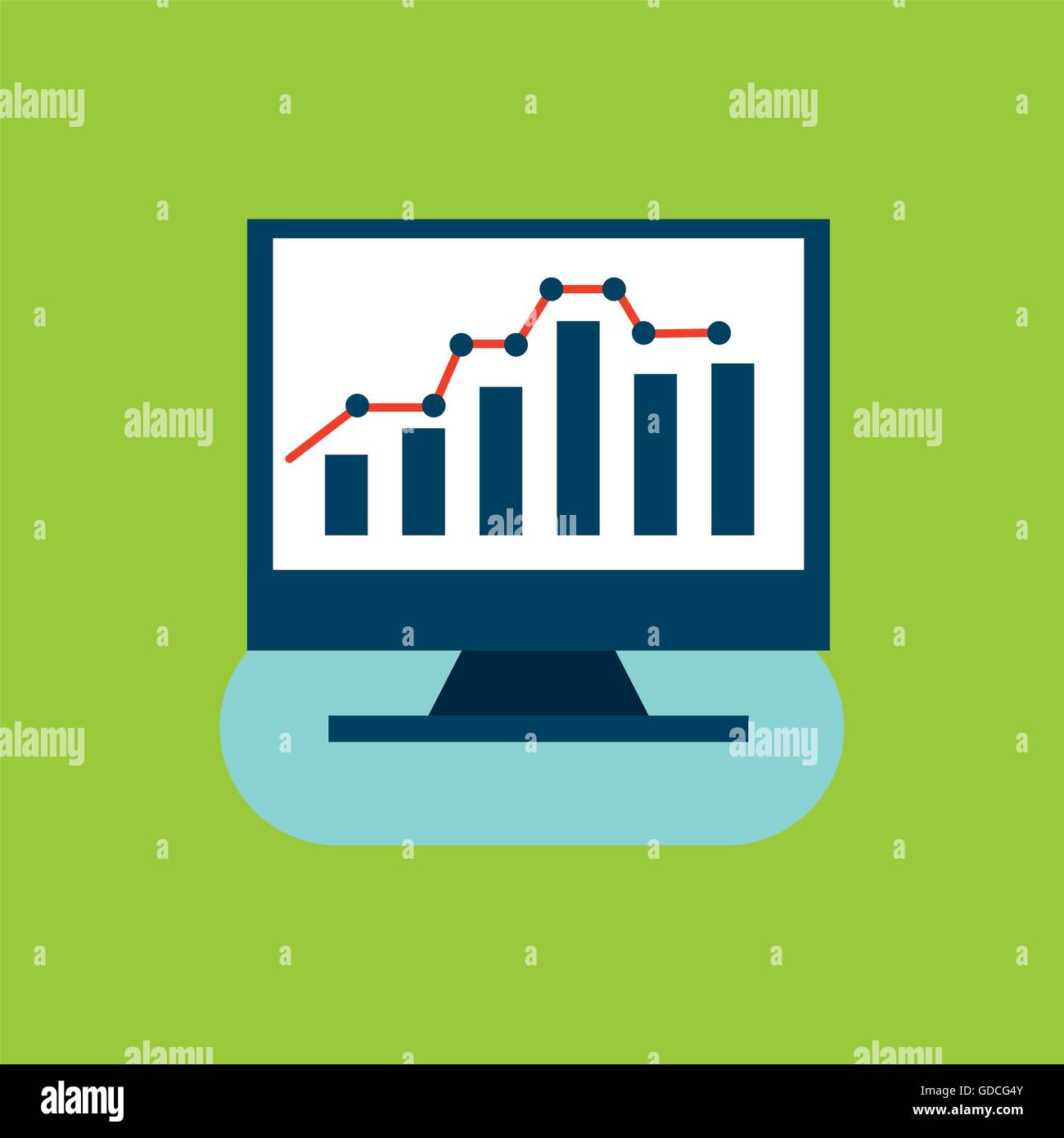 data analysis icon Stock Vector Image & Art - Alamy