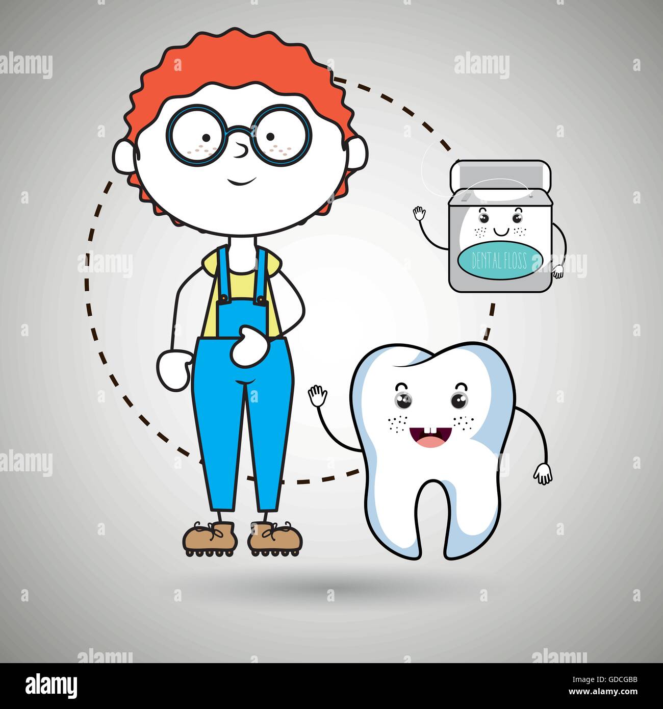 boy with tooth and mouthwash isolated icon design Stock Vector Image ...