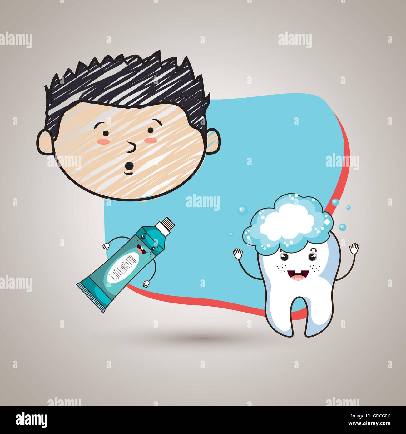 Tooth pain boy Stock Vector Images - Alamy
