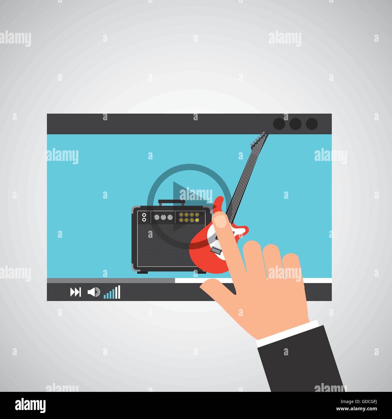 website music design Stock Vector Image & Art - Alamy