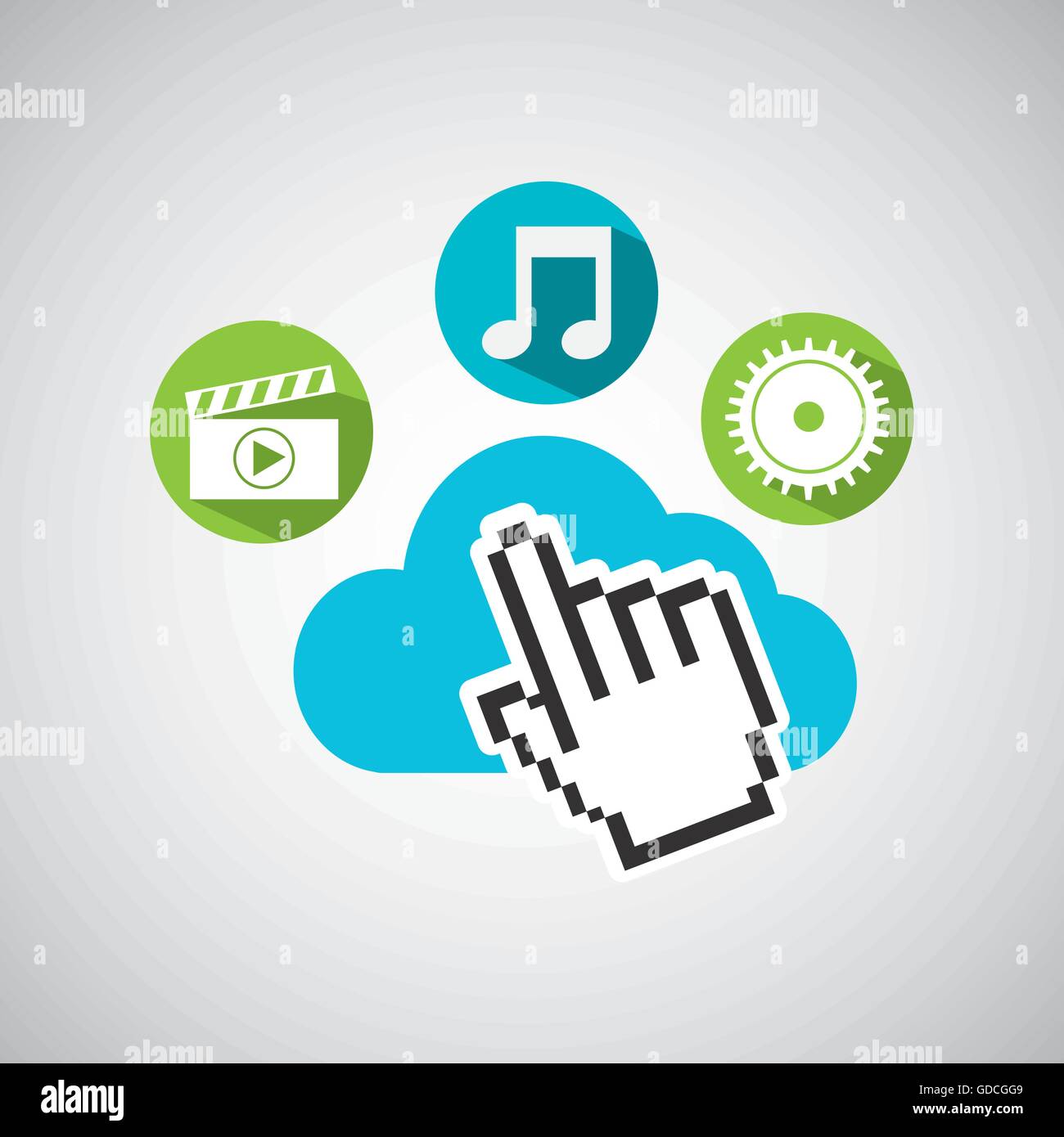 cloud storage icon Stock Vector Image & Art - Alamy