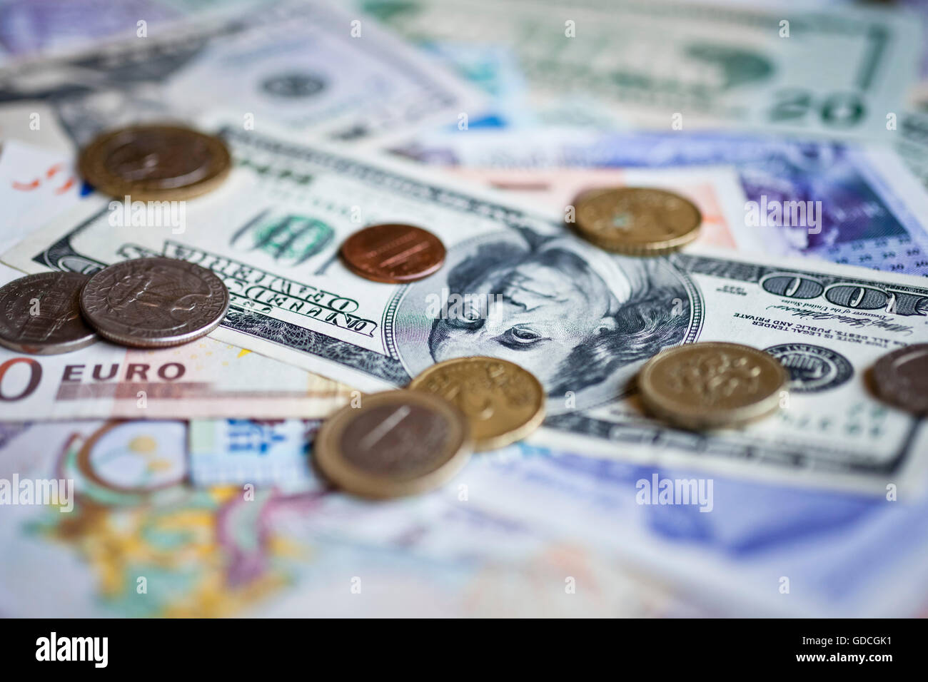 Money currencies coins hi-res stock photography and images - Alamy