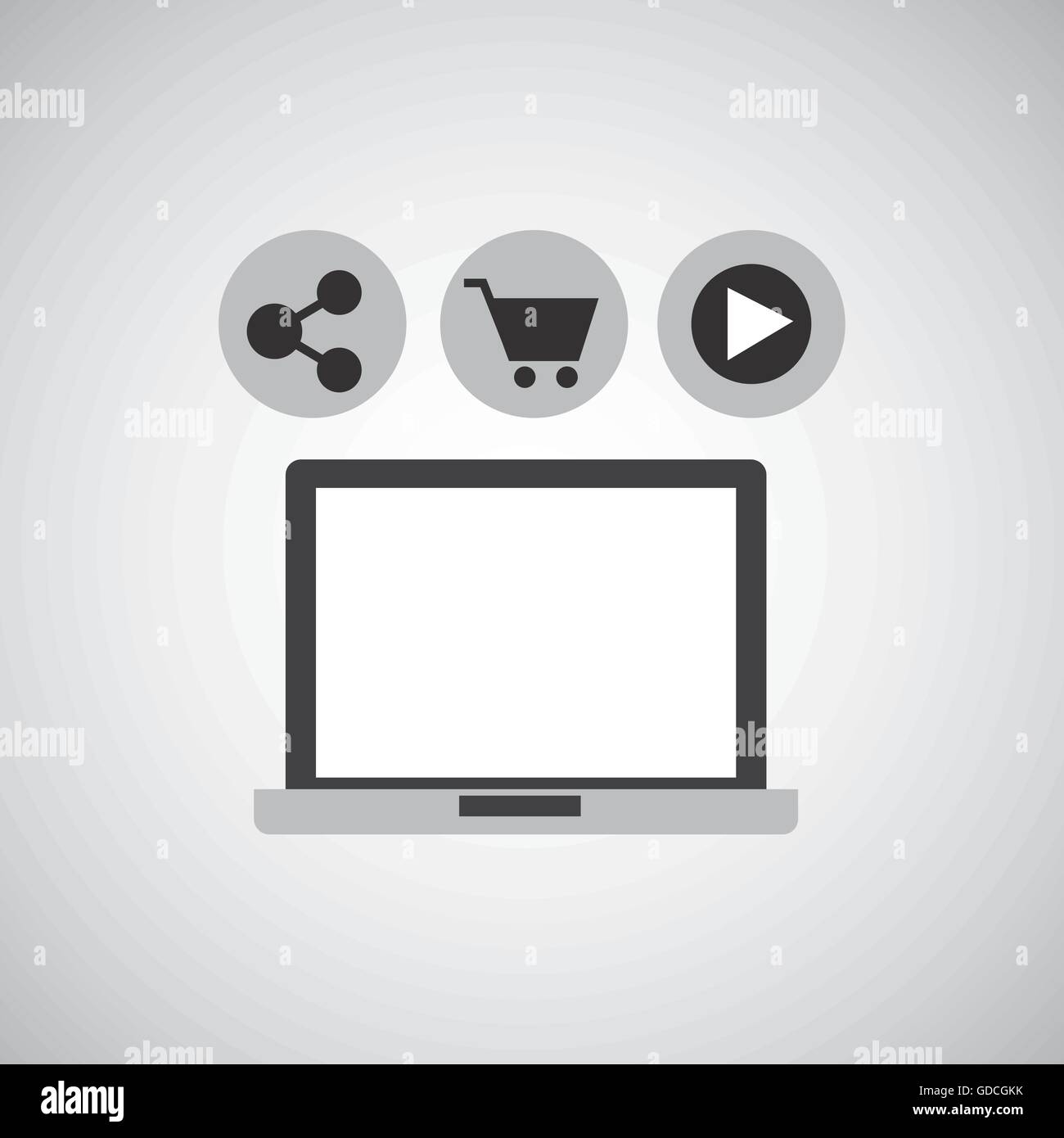 laptop web icon Stock Vector Image & Art - Alamy