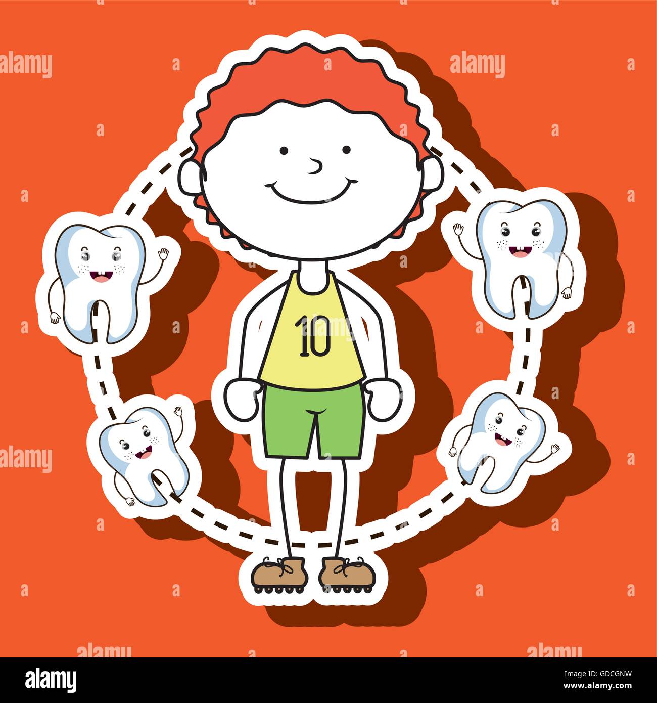 boy with teeth isolated icon design Stock Vector Image & Art - Alamy