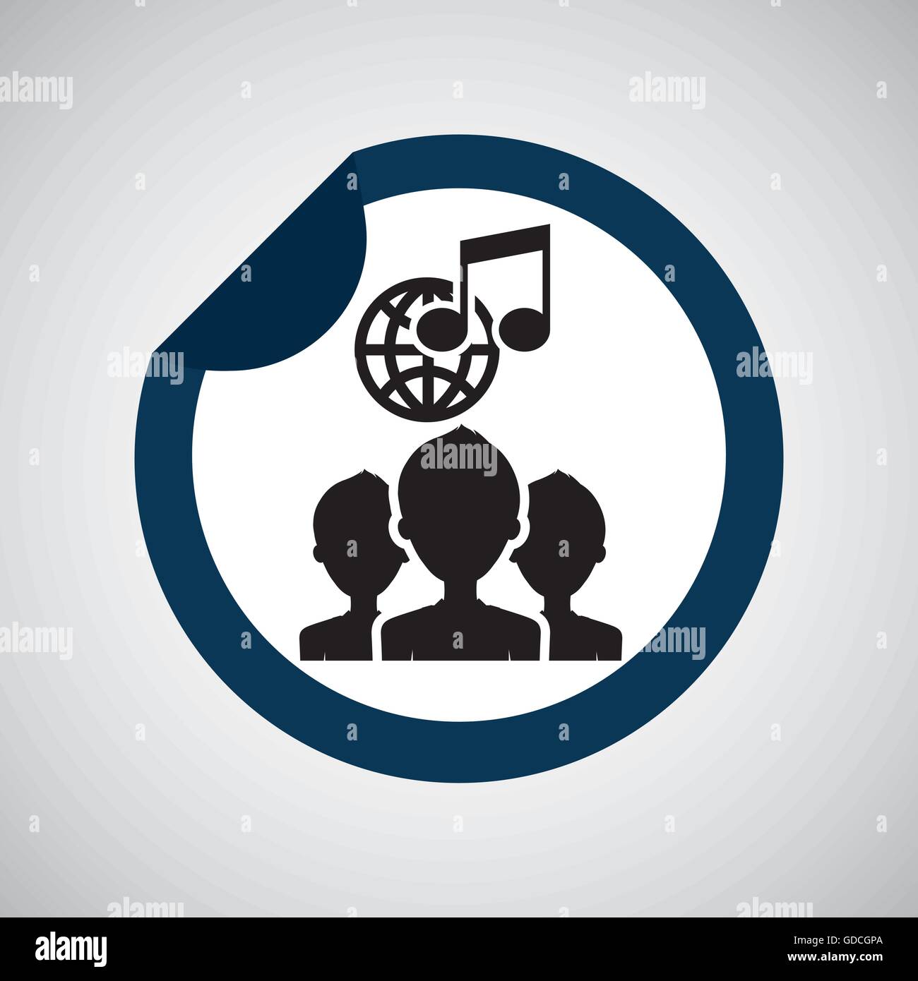 music app icon Stock Vector Image & Art - Alamy
