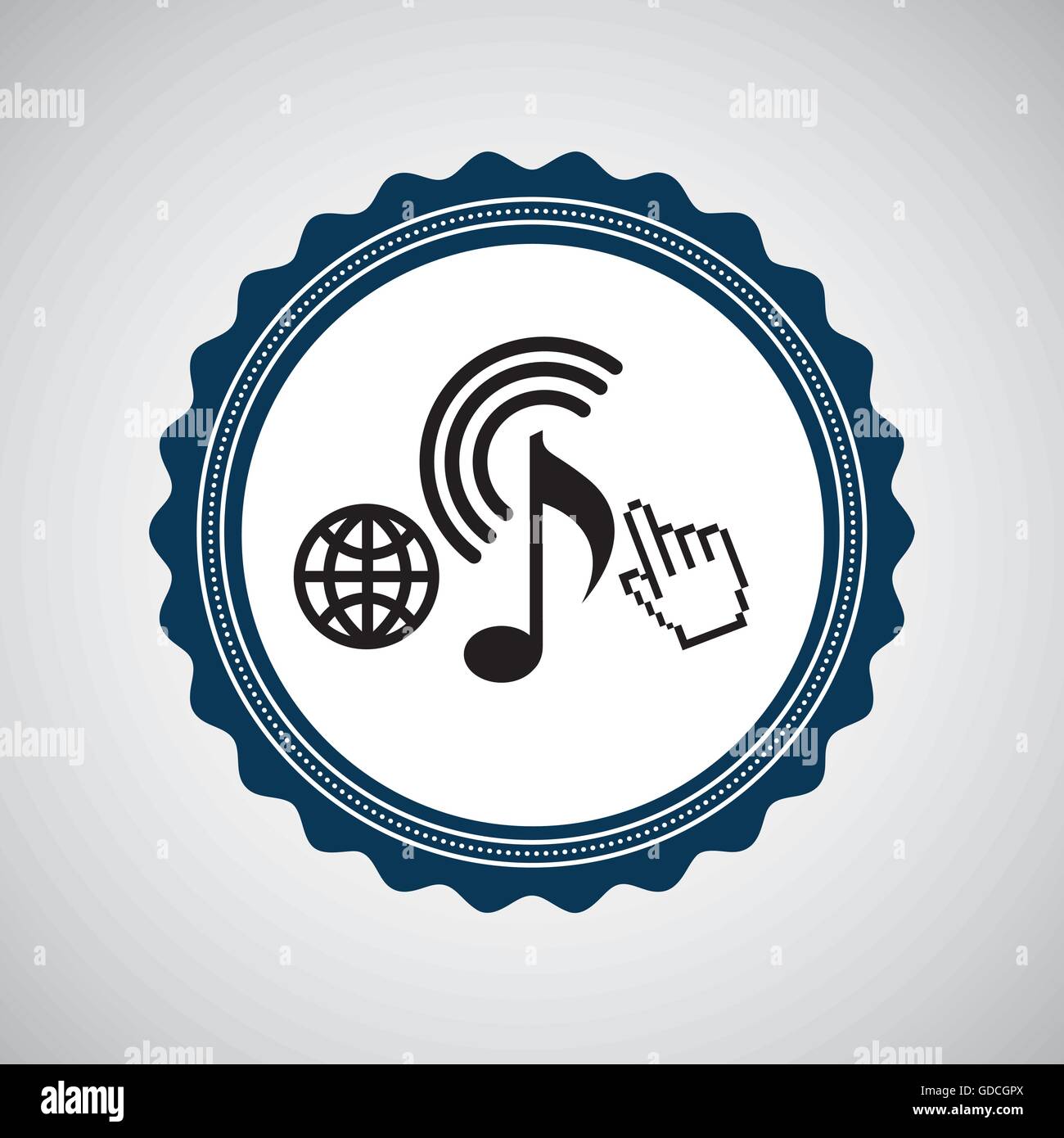 music app icon Stock Vector Image & Art - Alamy