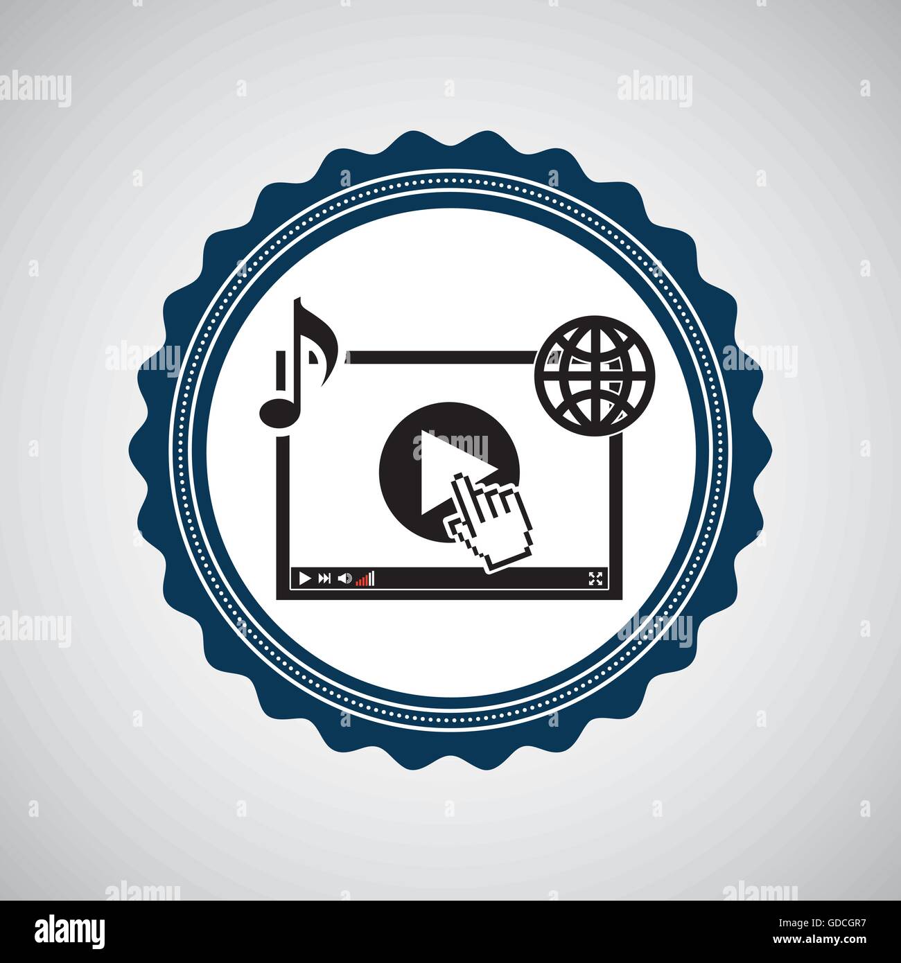 music app icon Stock Vector Image & Art - Alamy