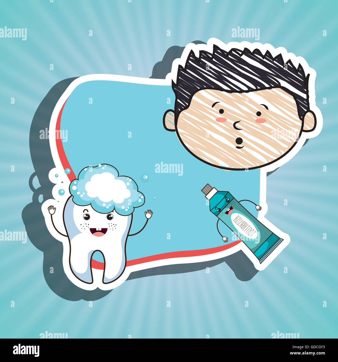 Tooth pain boy Stock Vector Images - Alamy