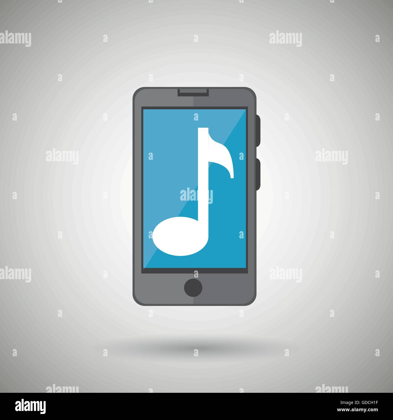 smartphone music isolated icon design Stock Vector Image & Art - Alamy