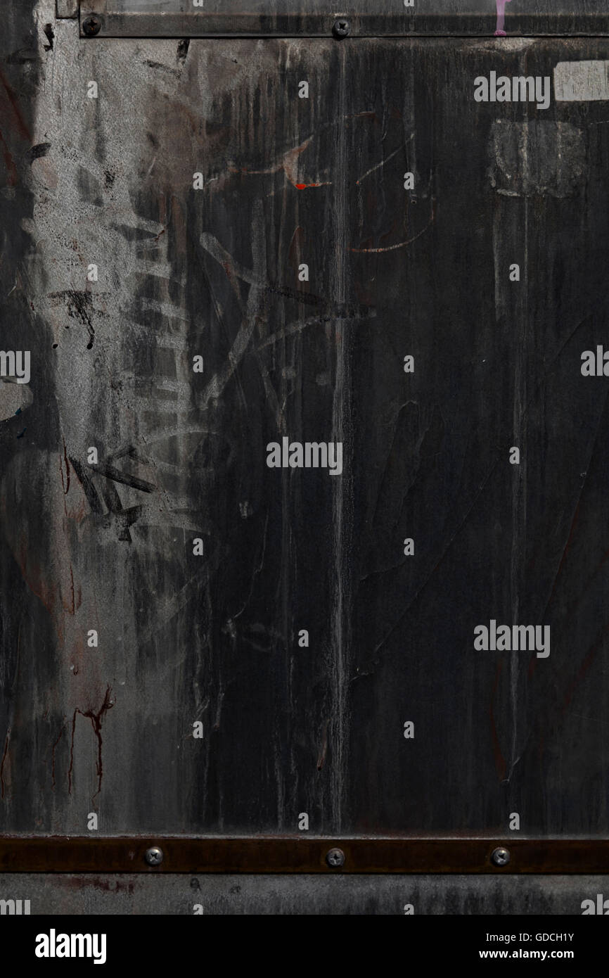 Rough grunge textured old black steel metal background Stock Photo - Alamy
