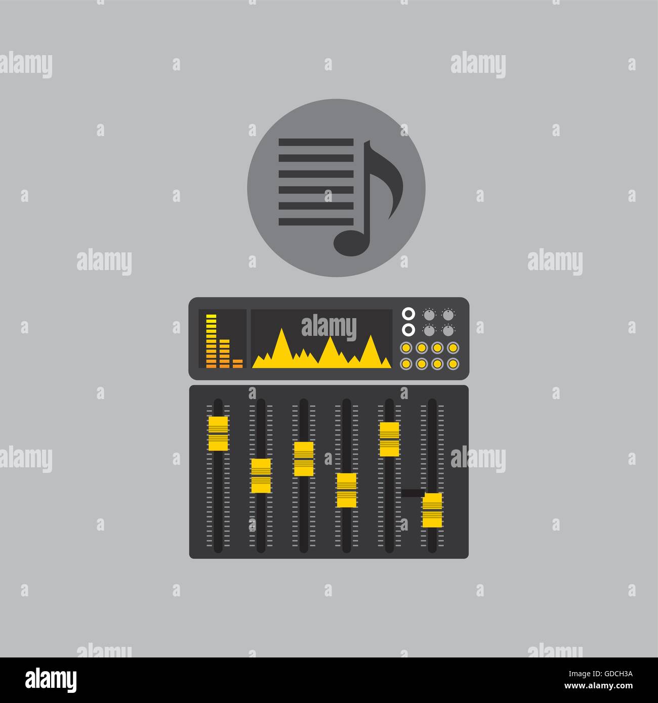 website music design Stock Vector Image & Art - Alamy