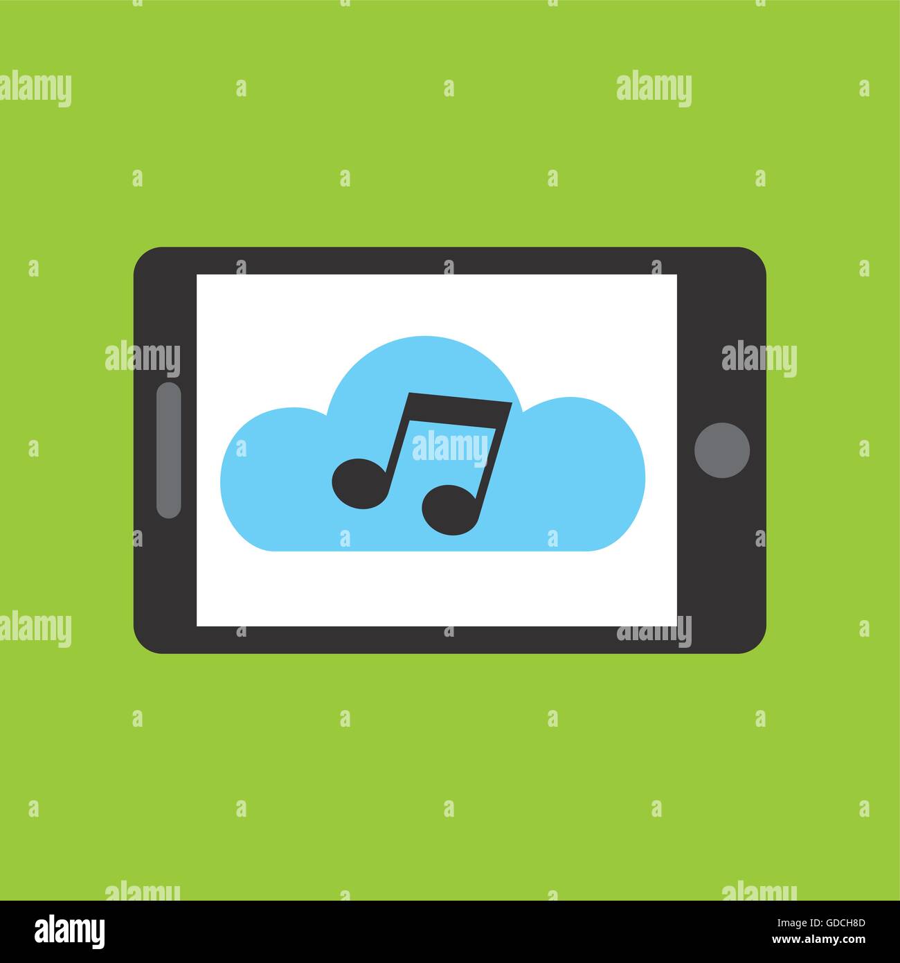 music phone icon Stock Vector Image & Art - Alamy