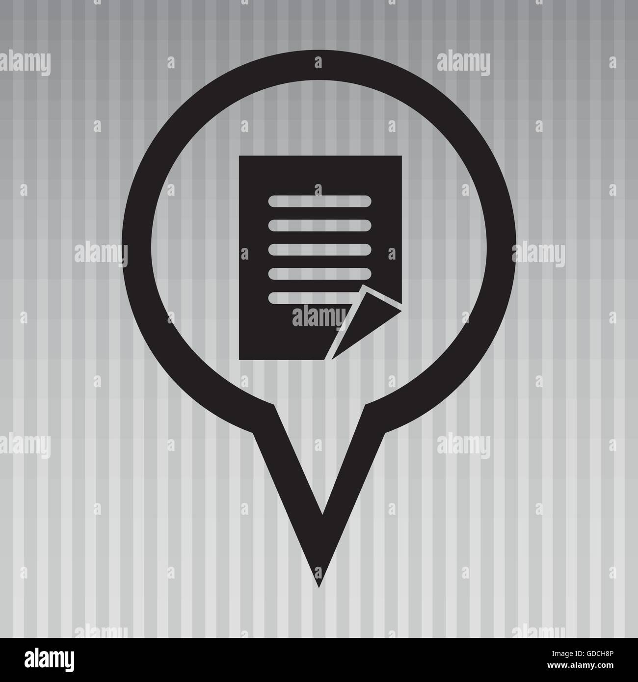 symbol of papers isolated icon design Stock Vector Image & Art - Alamy