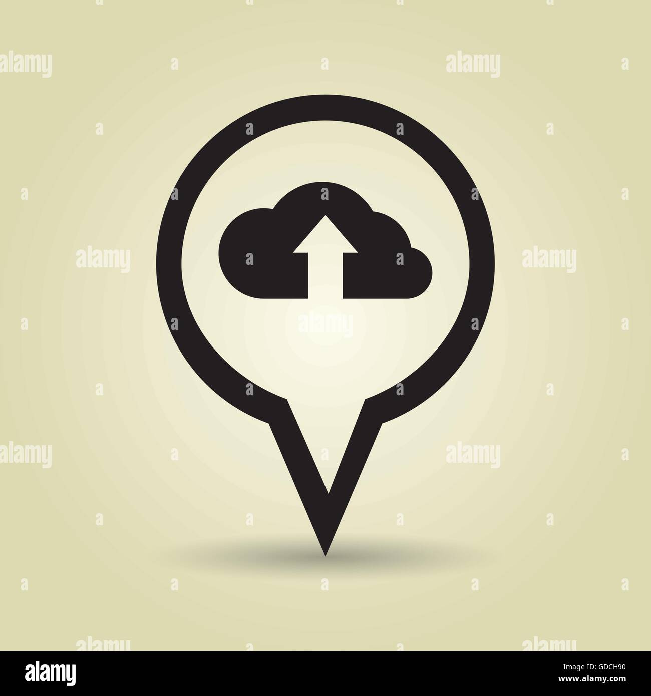 symbol of cloud isolated icon design Stock Vector Image & Art - Alamy