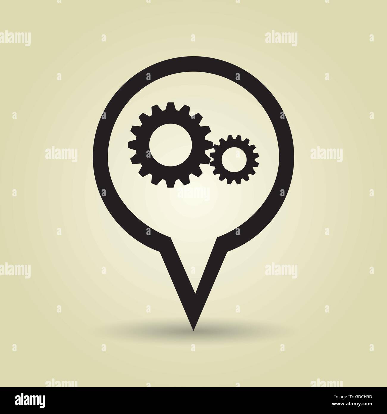 symbol of gear isolated icon design Stock Vector Image & Art - Alamy