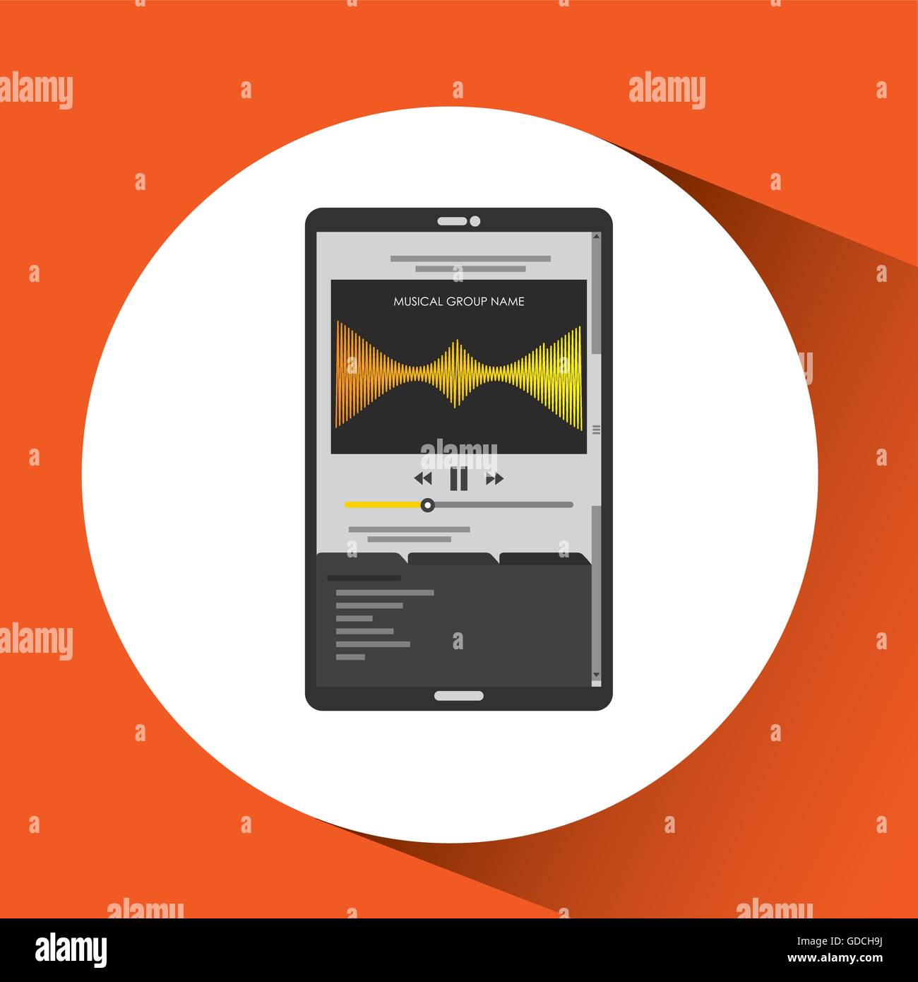 website music design Stock Vector Image & Art - Alamy