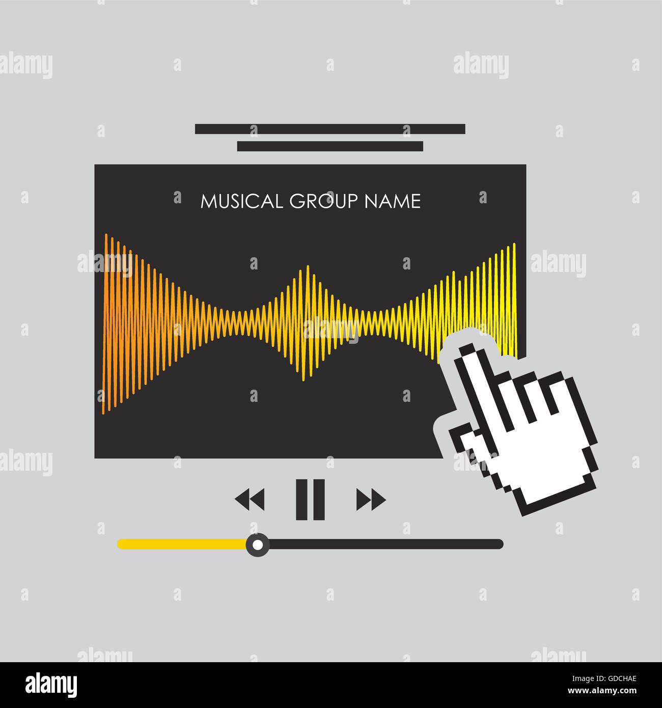 music app icon Stock Vector Image & Art - Alamy