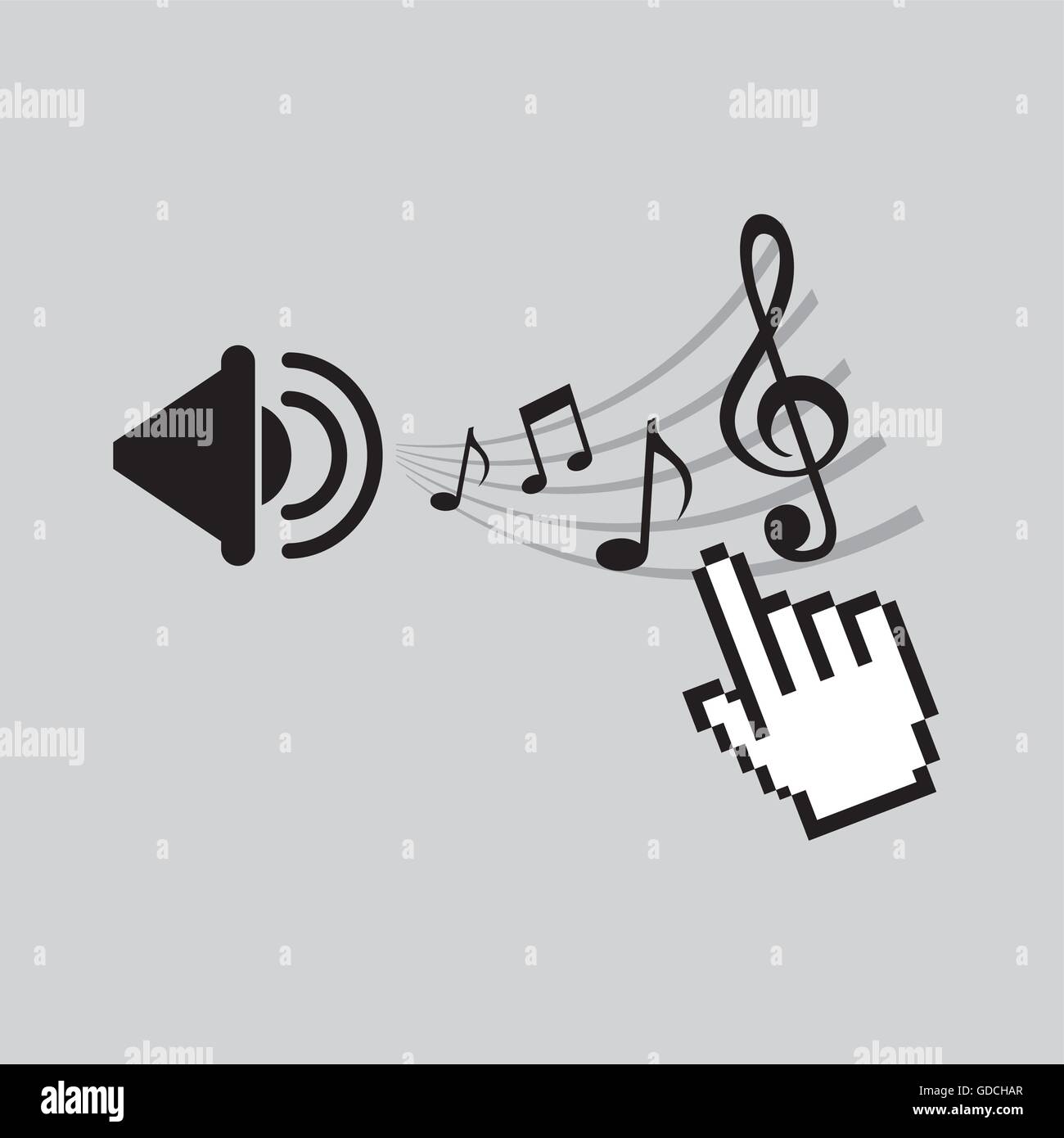 music app icon Stock Vector Image & Art - Alamy