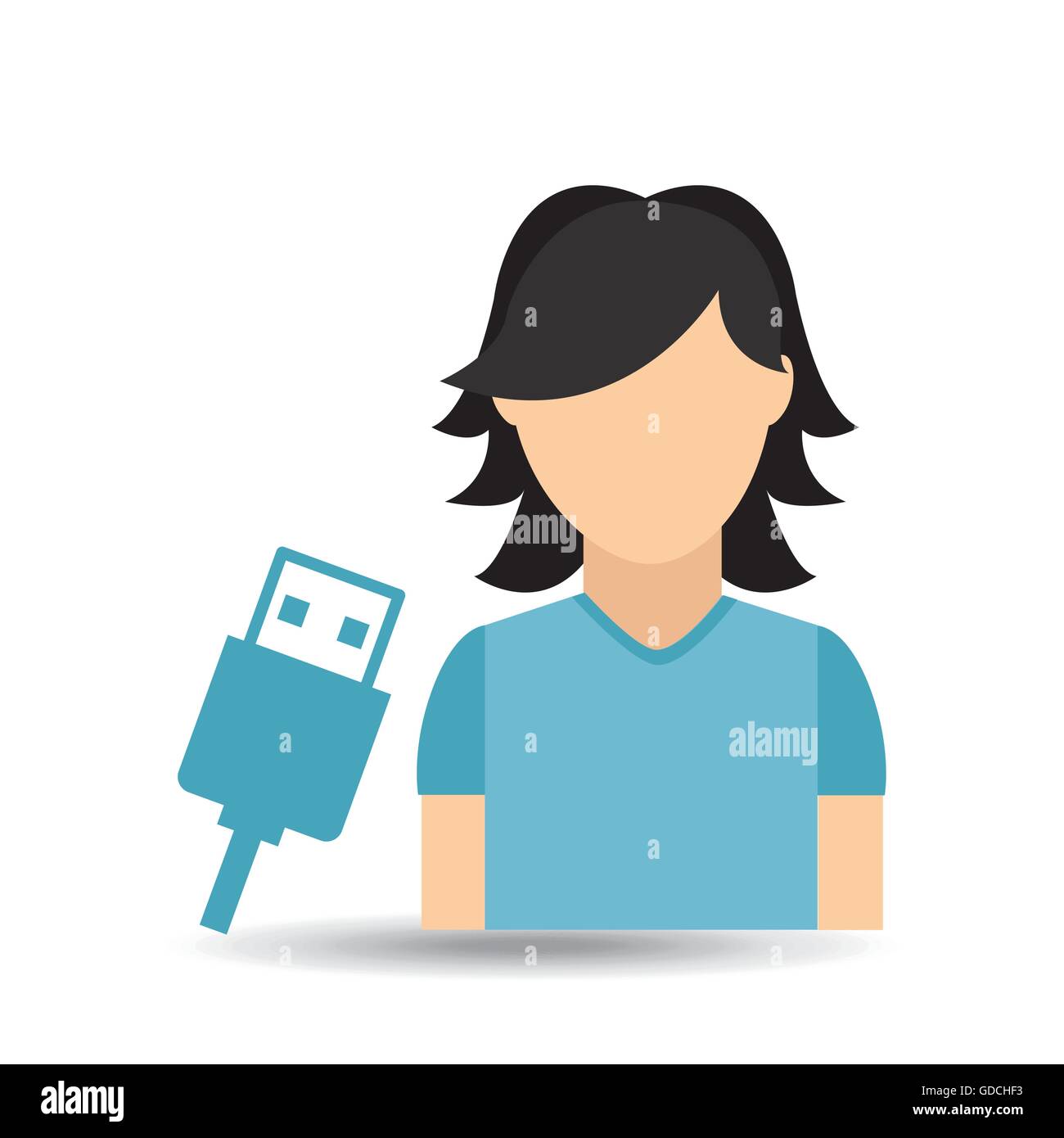 man with icon Stock Vector Image & Art - Alamy