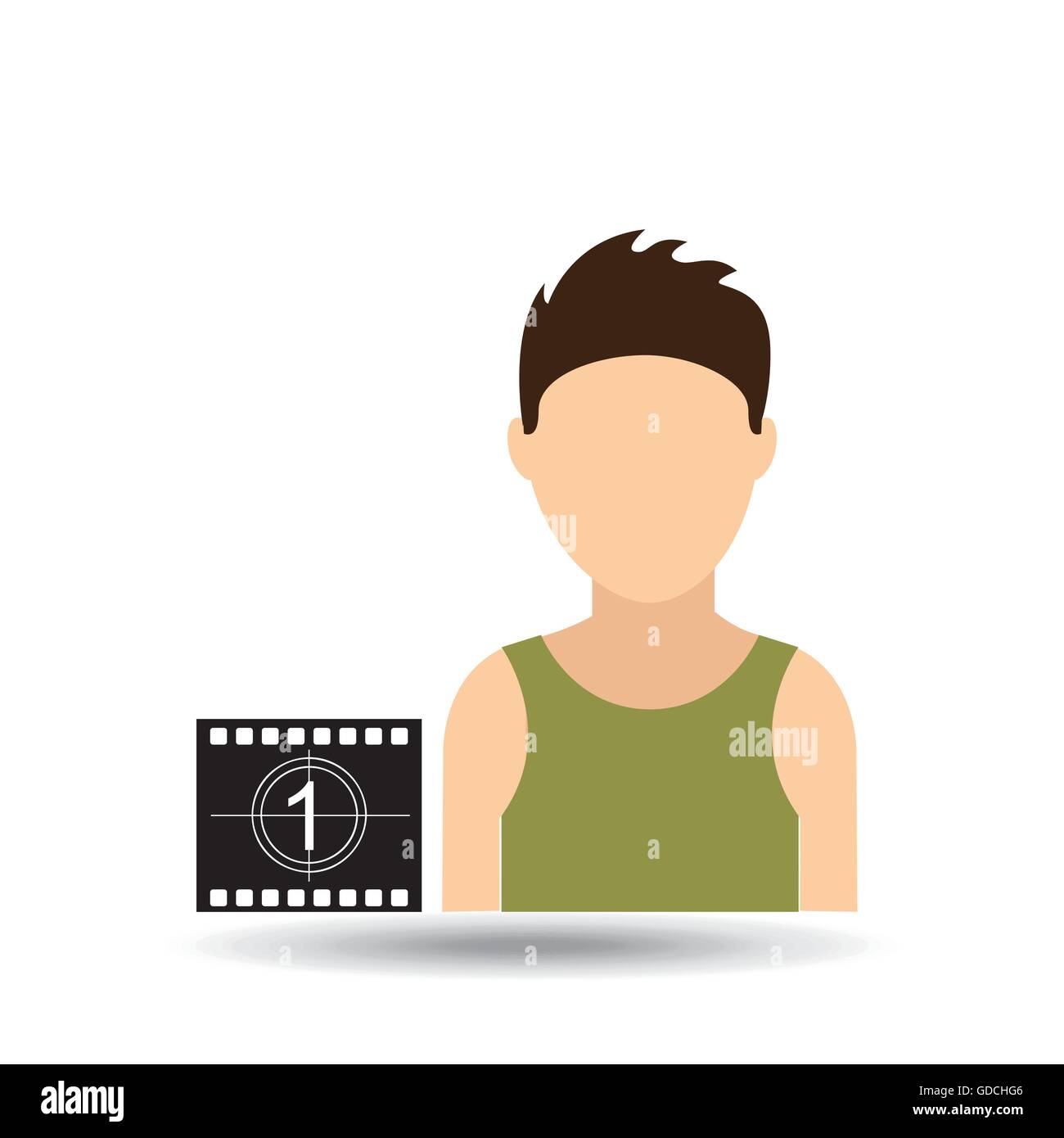man with icon Stock Vector Image & Art - Alamy