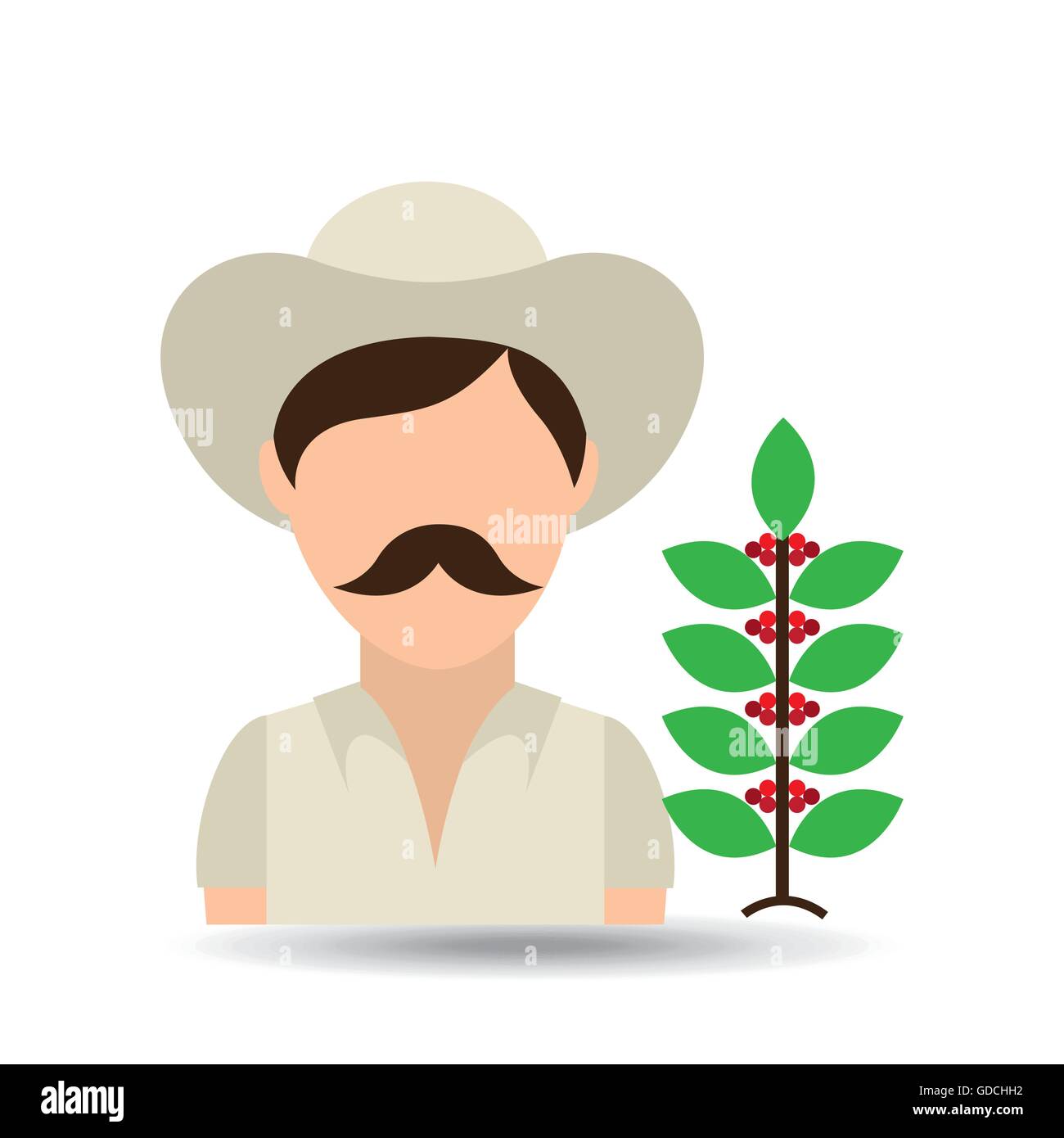 colombian coffee icon Stock Vector Image & Art - Alamy