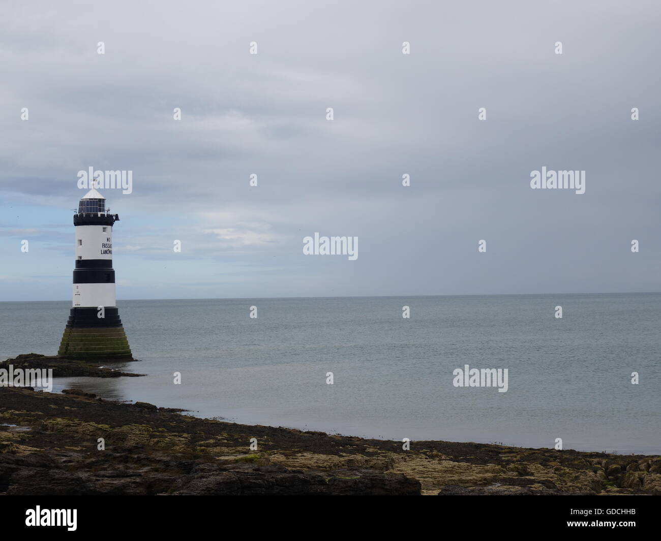 The old lighthouse on Anglesey, Wales Stock Photo - Alamy