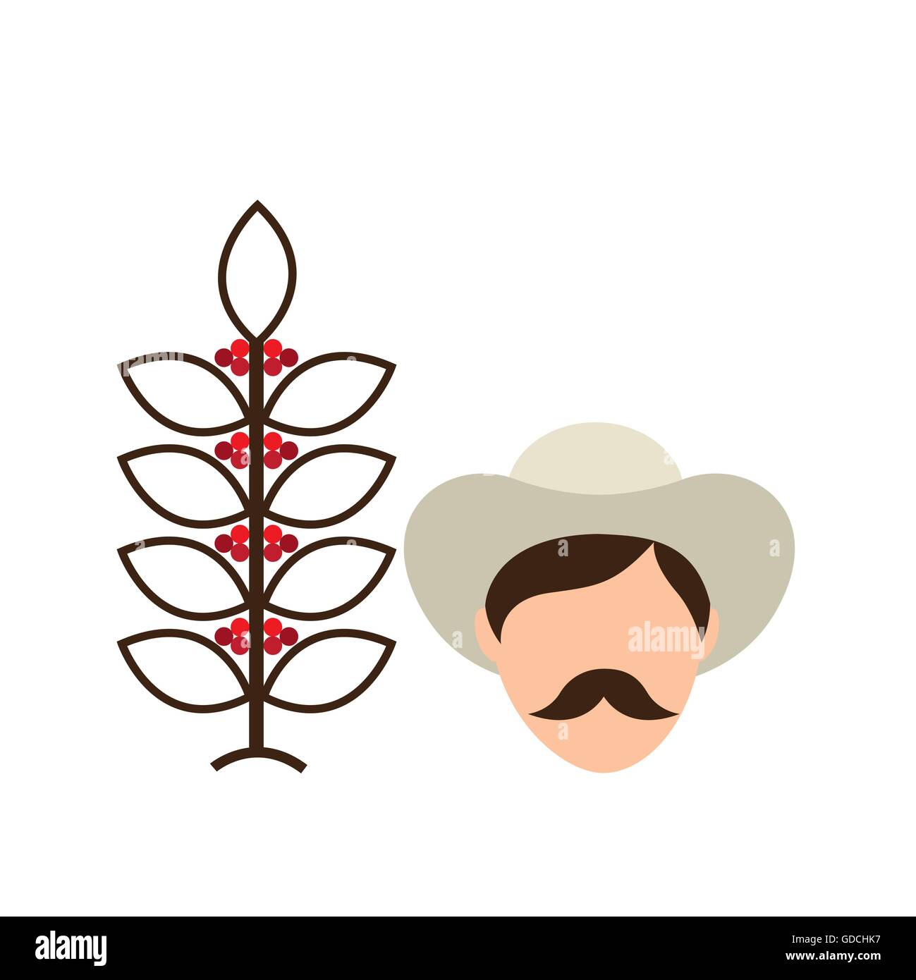 colombian coffee icon Stock Vector Image & Art - Alamy