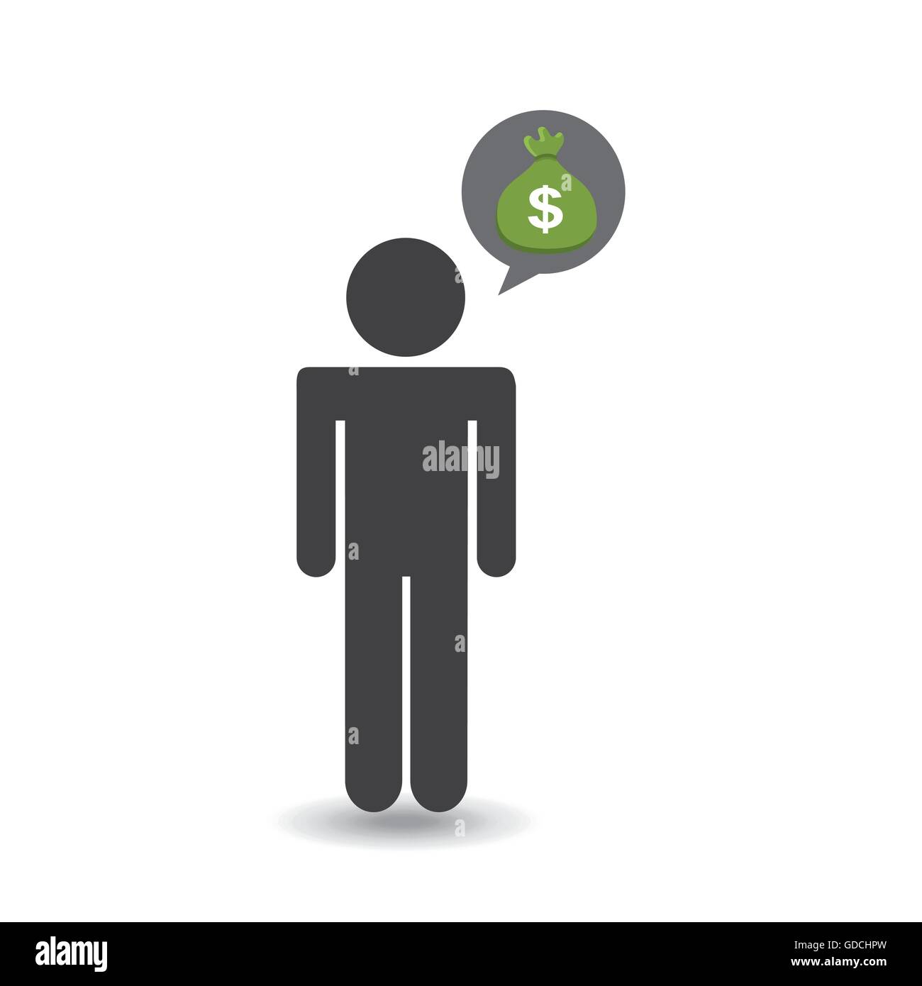 man thinking icon Stock Vector Image & Art - Alamy
