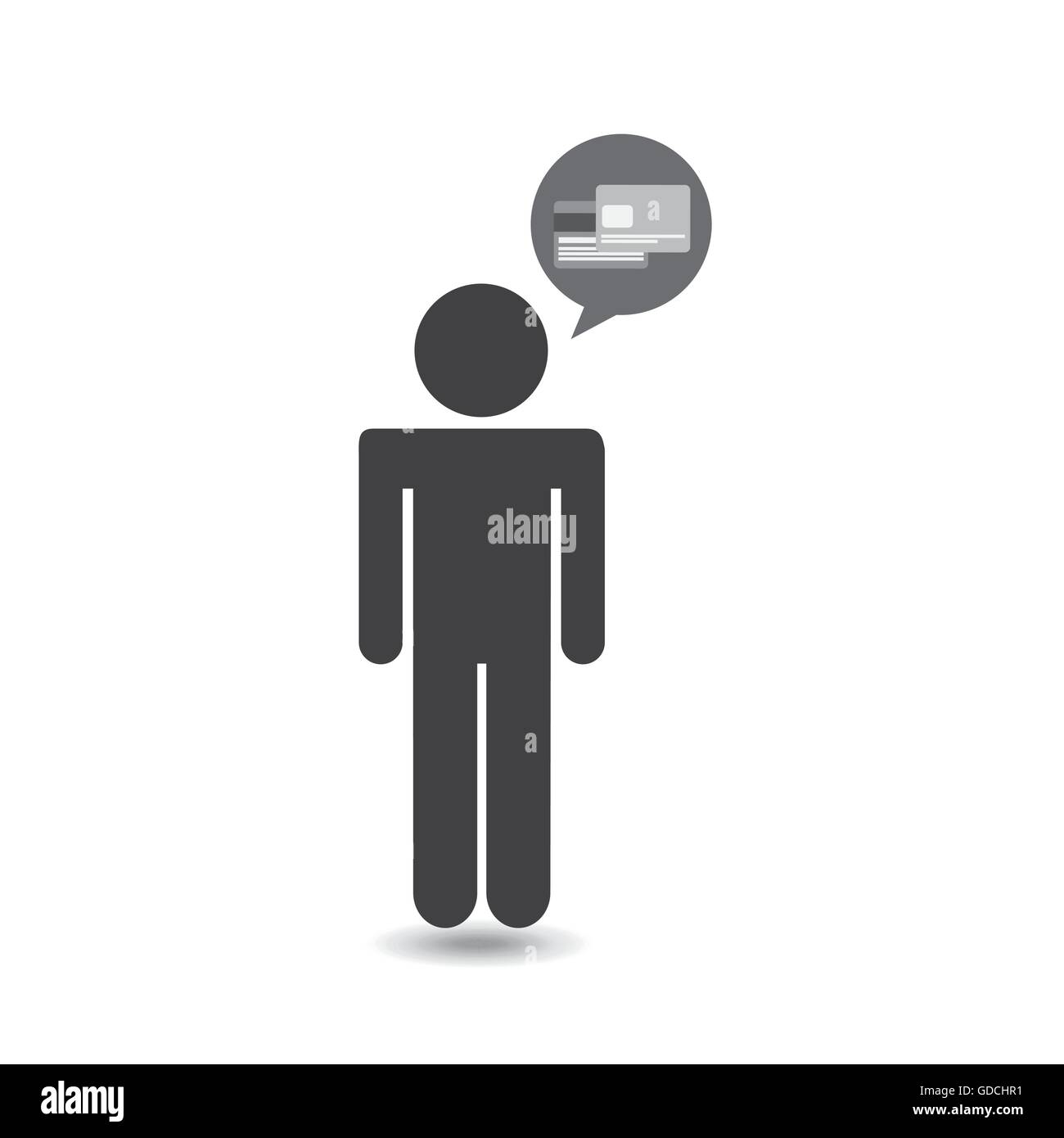 man thinking icon Stock Vector Image & Art - Alamy